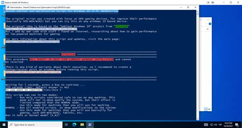 Github Deen0xdnxdoscript Debloat And Optimization Script For Machines Running Windows 10