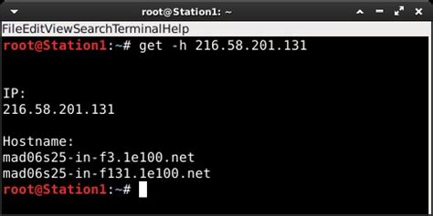 Github Peterpt Get Get Is A Simple Script To Retrieve An Ip From Hostname Or Vice Versa
