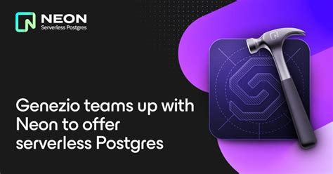 bogdan iordache on linkedin genezio teams up with neon to enable full