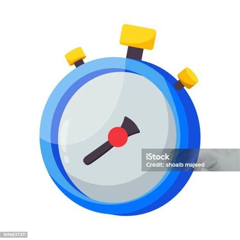 스톱워치 벡터 다채로운 스티커 아이콘 디자인 그림입니다 Eps 10 파일 0명에 대한 스톡 벡터 아트 및 기타 이미지 0명