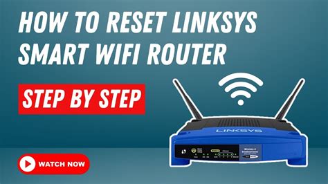 How To Reset Linksys Smart Wifi Router YouTube