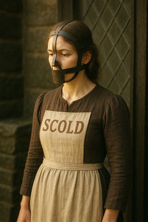 New England Woman Wearing A Scolds Bridle By Solater On Deviantart