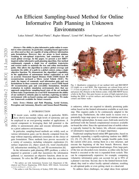 Pdf An Efficient Sampling Based Method For Online Informative Path