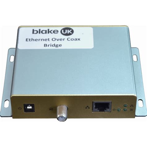 High Speed Ethernet Over Coax Bridge 1gbps Blake Uk Blake Uk