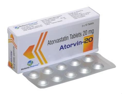 20mg Atorvin Tablet At ₹ 850box In Nagpur Id 2854470427391