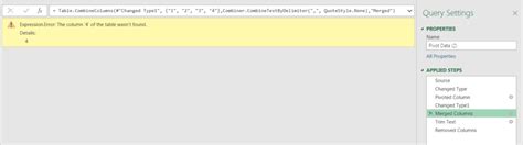 Dynamic Column Merging In Power Query Feathers Analytics