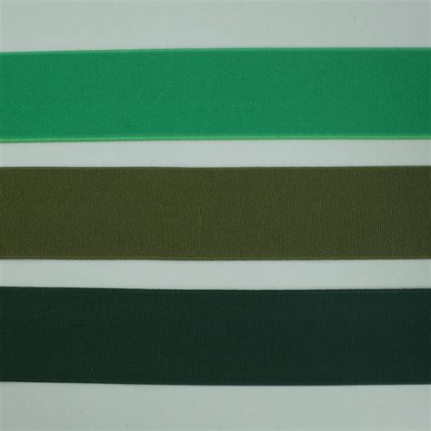 Groen Soepel Elastiek 40mm Seegers Fournituren