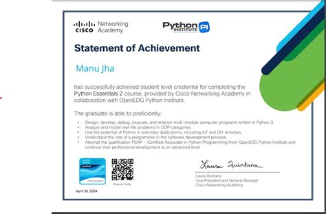 I Am Very Jovial To Share That I Completed My Certification In Both