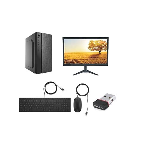 Core I Desktop With Inch Led Monitor Assembled Complete Computer System For Home Business