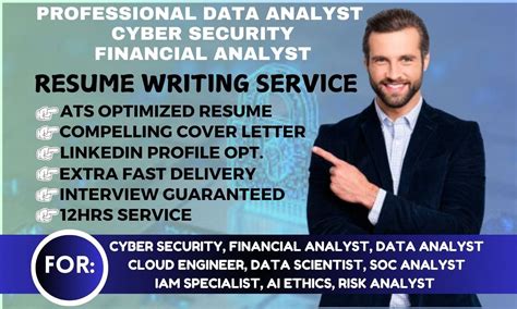 I Will Write Cyber Security Data Analyst Financial Analyst Data Science Resume By