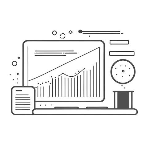 premium photo data analytics icon technology planning and management