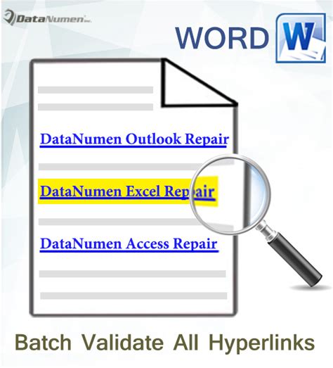 how to batch validate all hyperlinks in your word document via vba