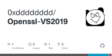 Github 0xdddddddd Openssl Vs2019