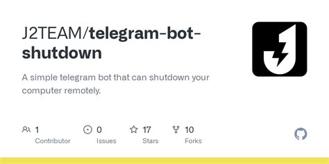 Telegram Bot Shutdownpackagejson At Main · J2teamtelegram Bot Shutdown · Github