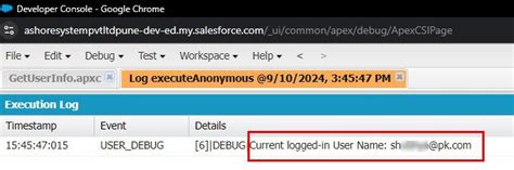 How To Get Current User Info Using Apex In Salesforce
