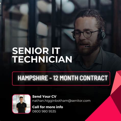 Senitor Associates On Linkedin Job Hampshire