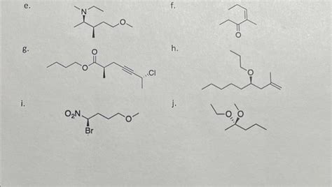 Solved For The Following Write The IUPAC Name Corresponding Chegg Com