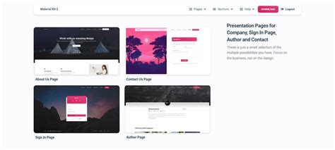 Flask Material Kit Free Bootstrap 5 Starter