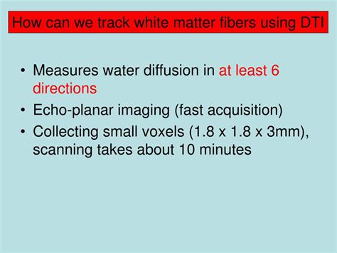 Ppt Dti Basics Water Diffusion Dti Diffusion Tensor Imaging