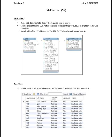 Solved Database 2 Sem 1 20212022 Lab Exercise 1 5
