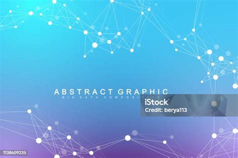 연결 된 선과 점으로 기하학적 추상적인 배경입니다 프레젠테이션을 위한 네트워크 및 연결 배경입니다 그래픽 다각형 배경입니다