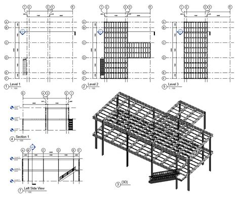How I Modeled And Created Steel Structures With Revit Azam Bilal