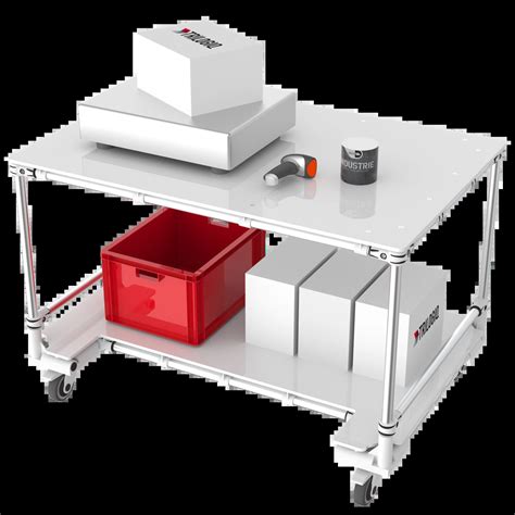 Mobile Table With Storage