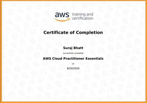 Completed Aws Cloud Practitioner Course Suraj Bhatt Posted On The Topic Linkedin