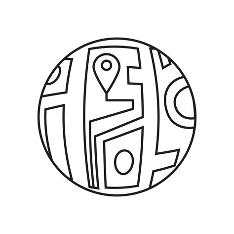 World Map Navigation 10423521 Vector Art At Vecteezy