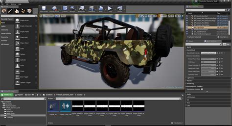Ue4 Suv Rigged Vehicle — Polycount