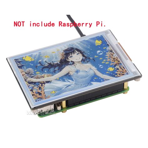 4inch Full Color E Paper E Ink Screen Hat Compatible With For Raspi Rpi Raspberry Pi Zero 2 W 3