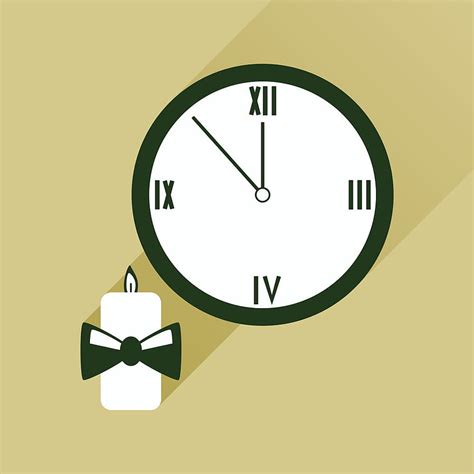 긴 그림자 크리스마스 촛불 및 벡터 플랫 아이콘 Ai Eps Uidownload