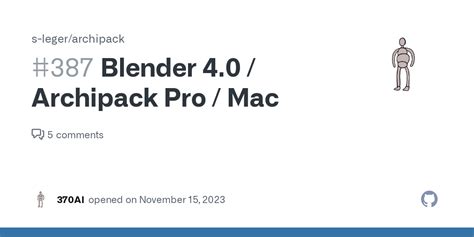 Blender Archipack Pro Mac Issue S Leger Archipack GitHub