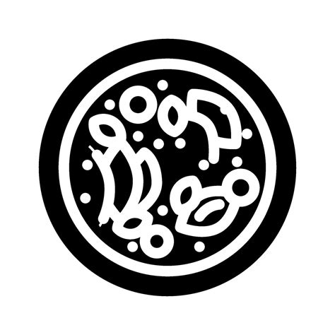 Clam Chowder Sea Cuisine Glyph Icon Vector Illustration 41499746 Vector Art At Vecteezy
