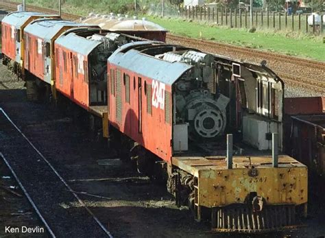 Nzr New Zealand Railways Retired Dg Class Locomotives Being Scrapped