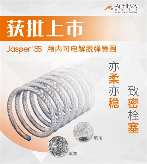 厉精更始 重磅来袭：jasper® Ss颅内可电解脱弹簧圈获批上市：让每个动脉瘤都被温柔以待 脑医汇