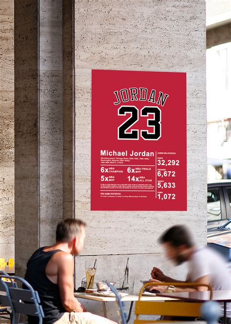 Póster De Michael Jordan Pósters Y Art Prints De Kritsanee Wannawat