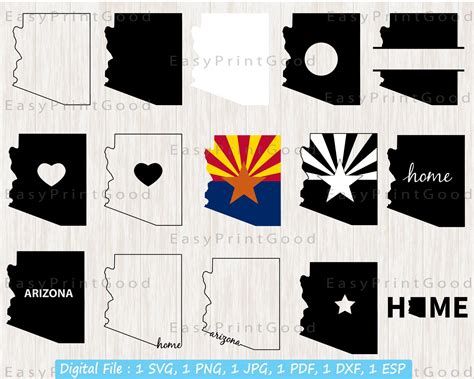 Arizona State Shape