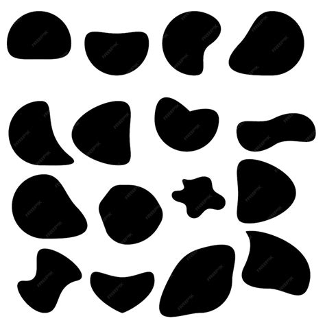 Premium Vector Blob Shapes Vector Set Blob Shape Vector Illustration