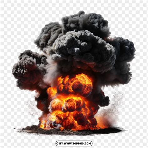 Large Blast With Smoke And Fire Png Toppng