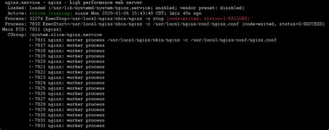 Nginx重启失败 Active Failed Result Exit Code 灰信网（软件开发博客聚合）