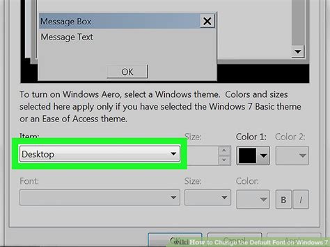 How To Change The Default Font On Windows 7 With Pictures