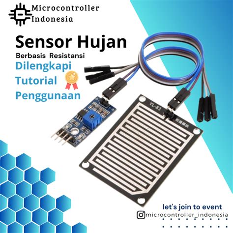Jual Raindrops Rain Humidity Detection Sensor Air Hujan Module Shopee