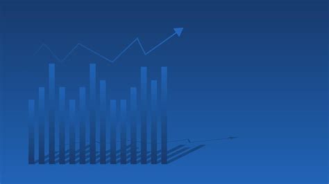 Stock Market And Cryptocurrency Trading Chart Concept Bar Graph With