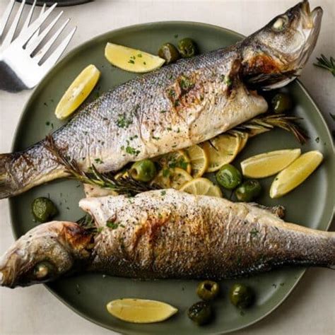 Whole Roasted Branzino With Olives And Lemon Recipe Legally Healthy