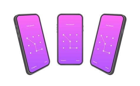 Premium Vector Screen Lock Authentication Password Smartphone