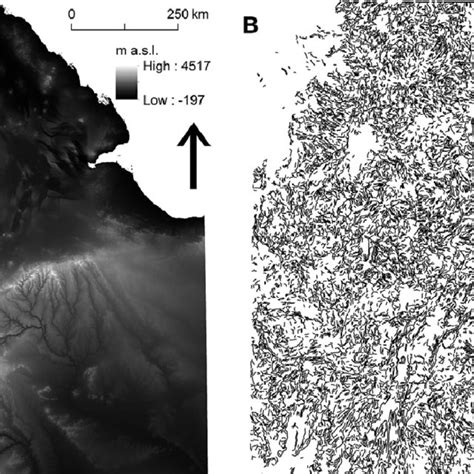 A Digital Elevation Model B Automated Lineament Extraction Download Scientific Diagram