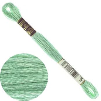 Dmc Mouliné Spécial Embroidery Thread 564 Light Malachite 8m
