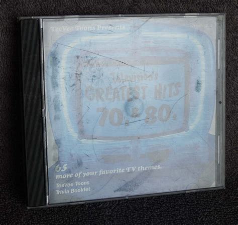 Televisions Greatest Hits Cd 70s And 80s Tv Theme Various Artists Tee