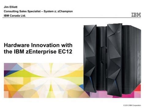 Hardware Innovation With The IBM ZEnterprise EC Z VM IBM